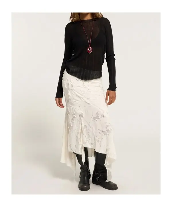 AVAVAV Asymmetrical Draped Skirt