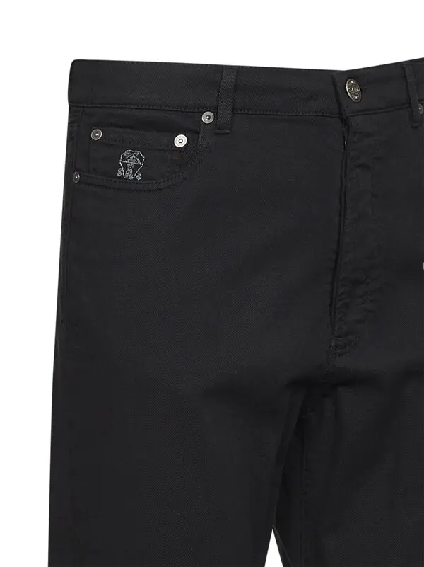 Brunello Cucinelli Belt Loop Jeans - Black