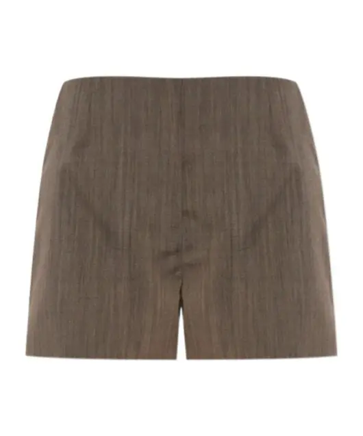 IRO PARIS Ribbed Shorts - Brown