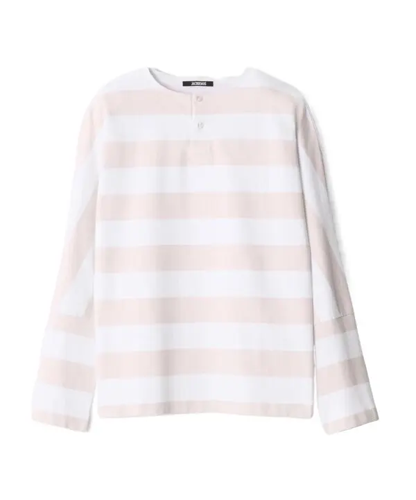 Jacquemus Marinière Striped Long-sleeve Polo Shirt - No