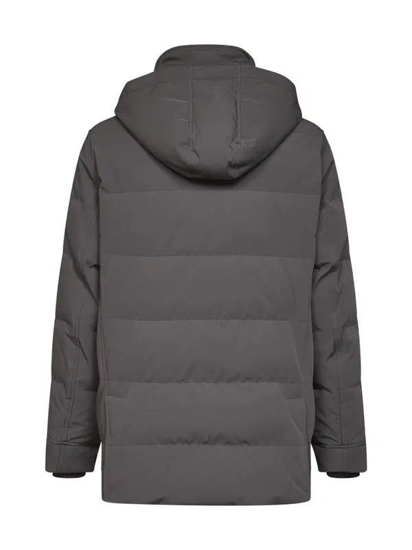 Brunello Cucinelli Zip Up Hooded Coat