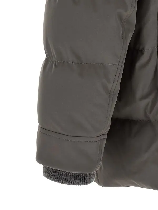 Brunello Cucinelli Zip Up Hooded Coat