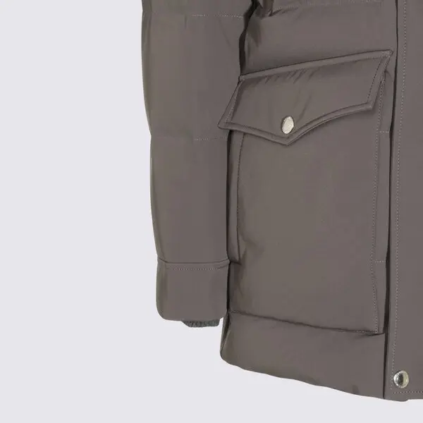 Brunello Cucinelli Zip Up Hooded Coat