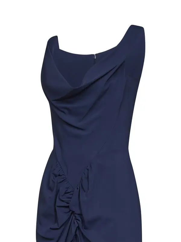 VIVIENNE WESTWOOD Draped Sleeveless Dress