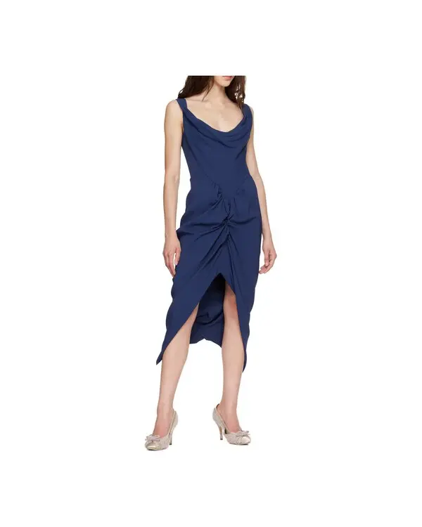 VIVIENNE WESTWOOD Draped Sleeveless Dress