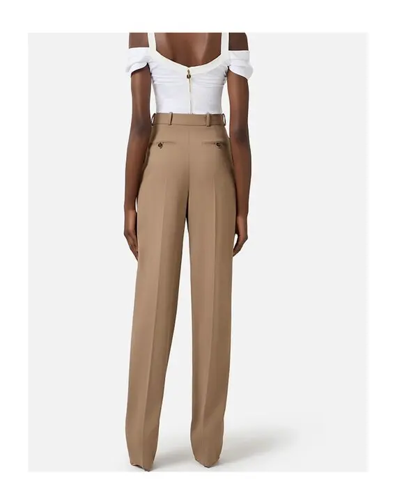 Elisabetta Franchi Pleated Trousers