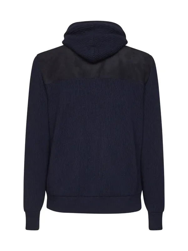 Brunello Cucinelli Zip-up Hooded Jacket - Black