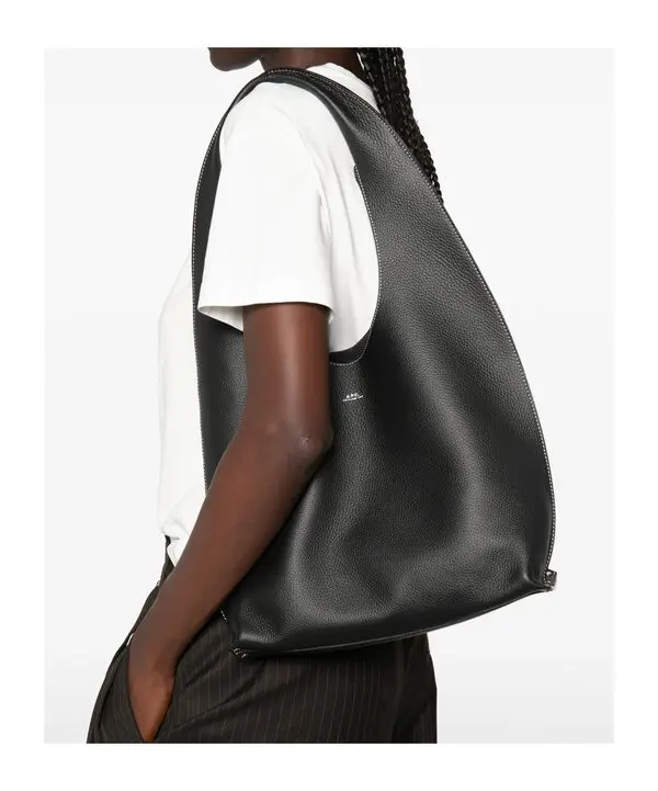 A.p.c. Letter Logo Shoulder Bag
