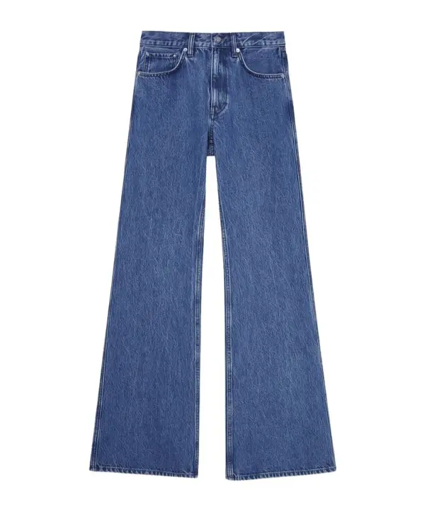 ANINE BING Wyatt Wide-leg Jeans