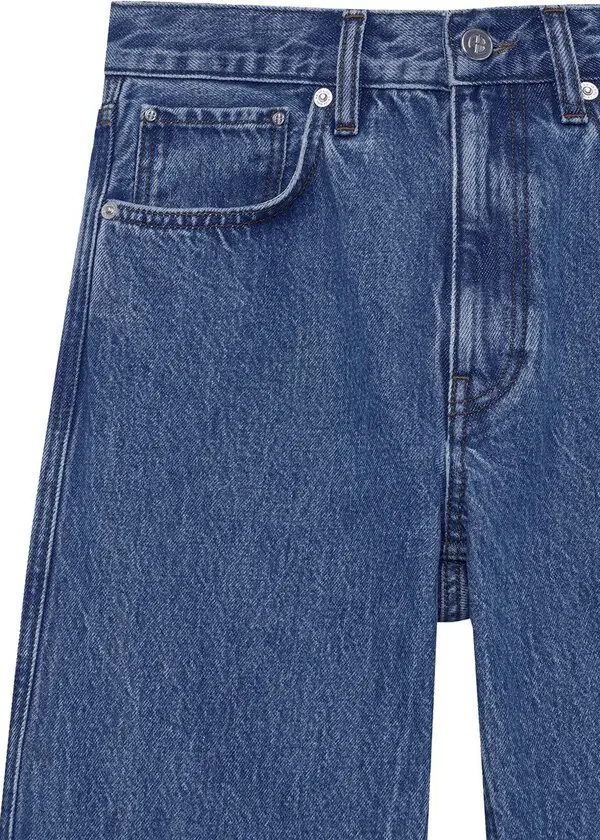 ANINE BING Wyatt Wide-leg Jeans