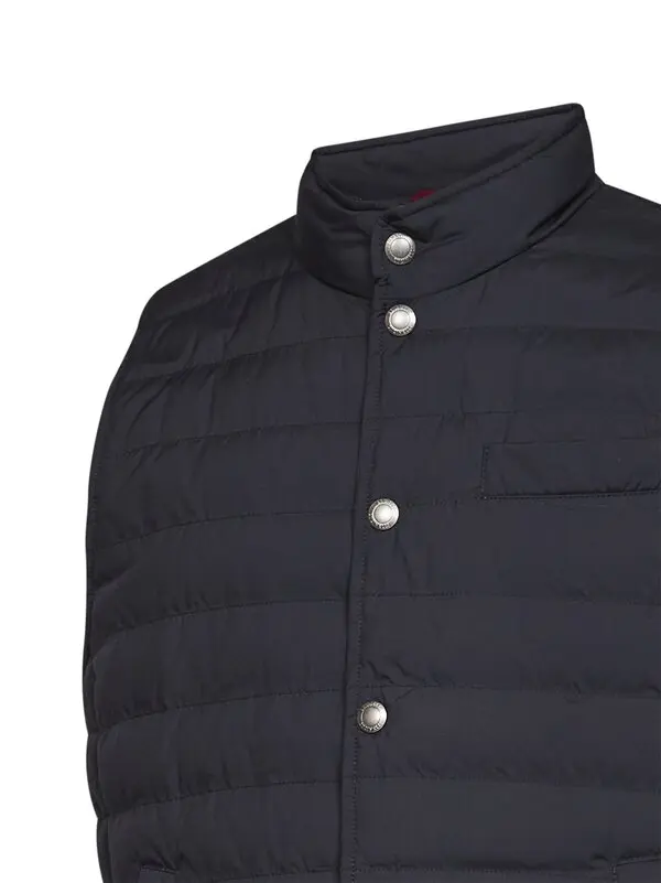 Brunello Cucinelli Quilted Sleeveless Jacket