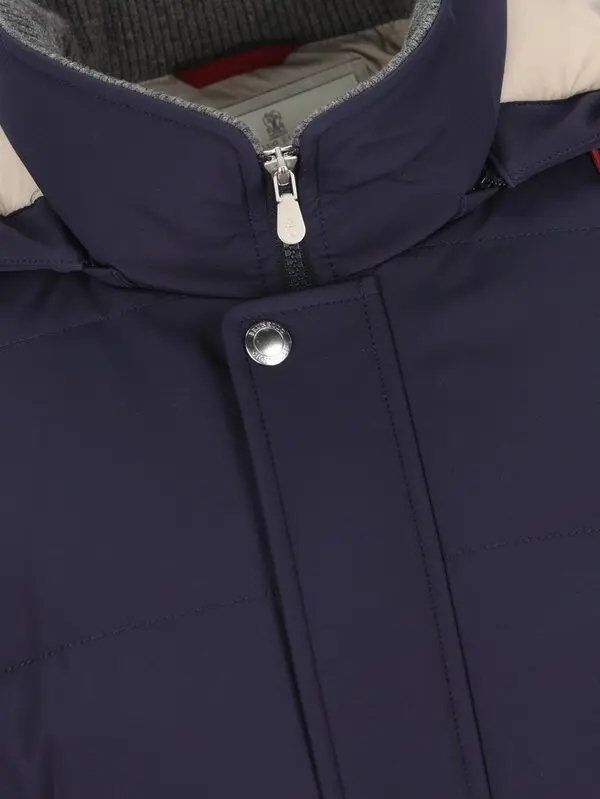Brunello Cucinelli Zipped Hooded Coat