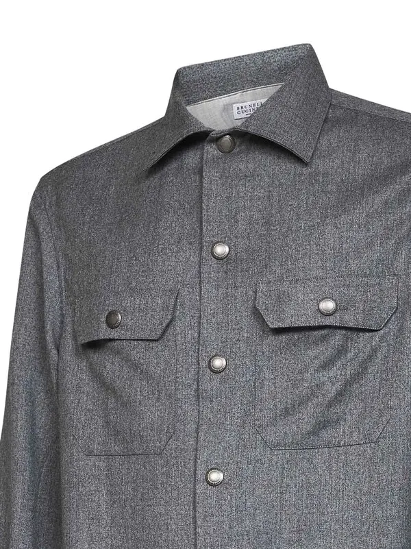 Brunello Cucinelli Virgin Wool Shirt