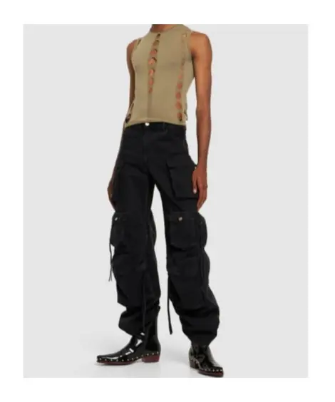 DION LEE Hollow-out Knit Vest