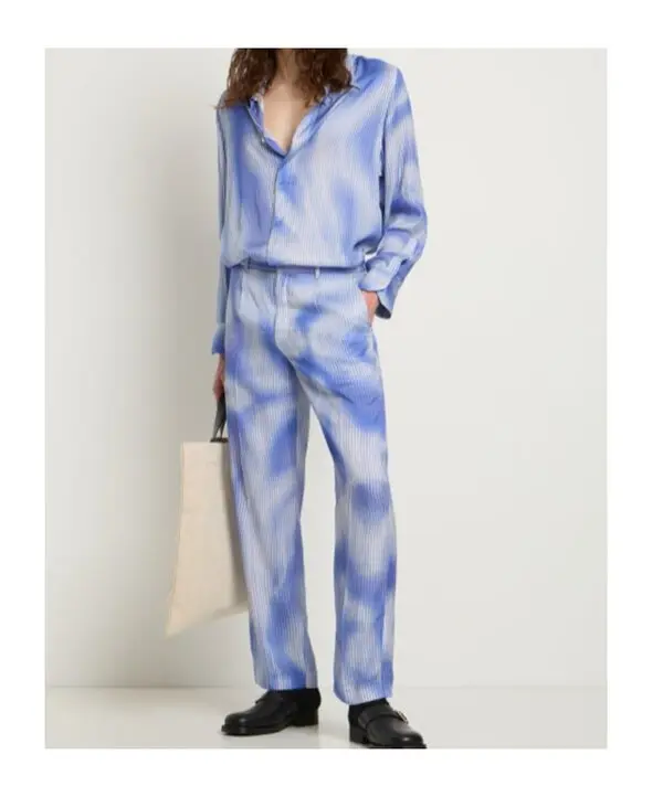 FEDERICO CINA Printed Casual Pants