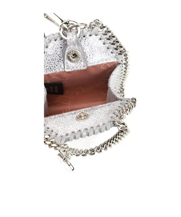 Stella McCartney Falabella Airpods Case Keyring - White
