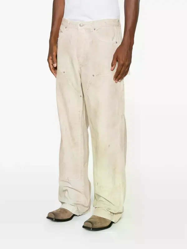 COLE BUXTON Distressed Panelled Jeans