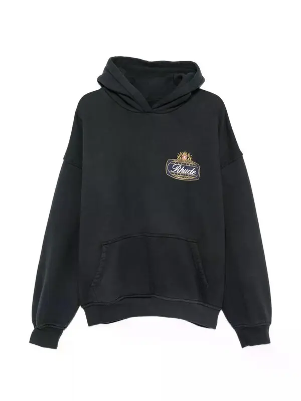 Rhude Logo-print Cotton Hoodie