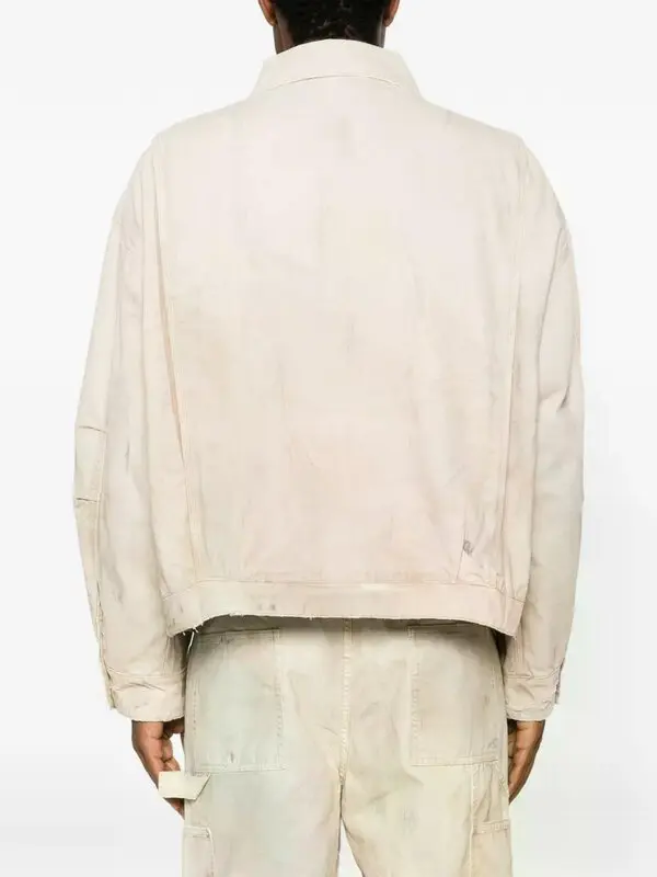 COLE BUXTON Distressed Panelled Jacket