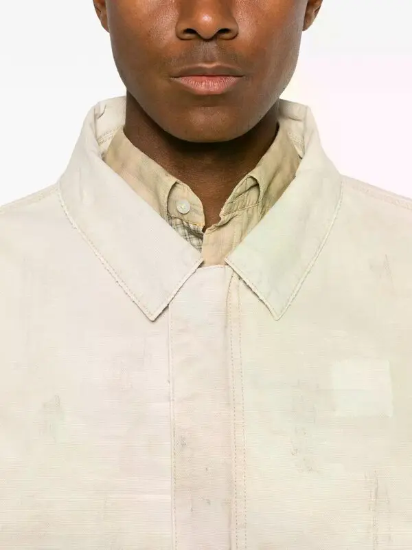 COLE BUXTON Distressed Panelled Jacket