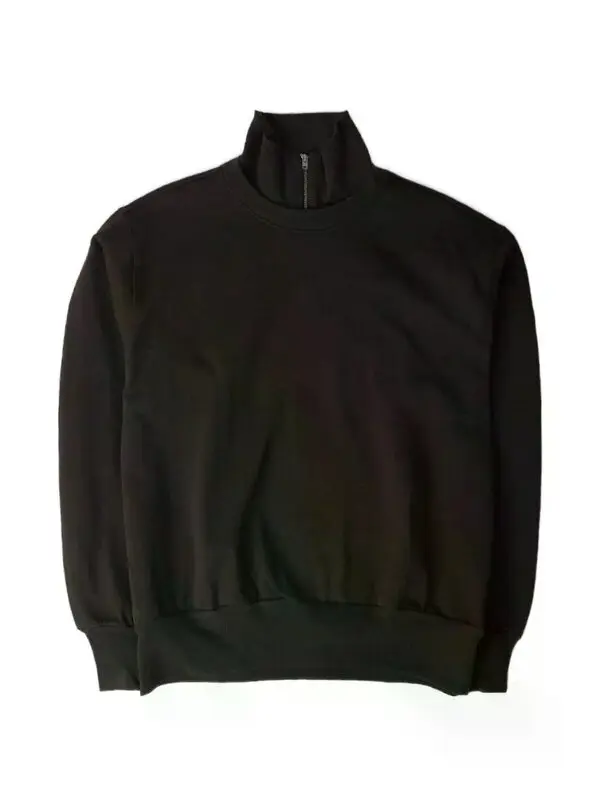 LADY WHITE CO. Quarter-zip Dropped-shoulder Sweater
