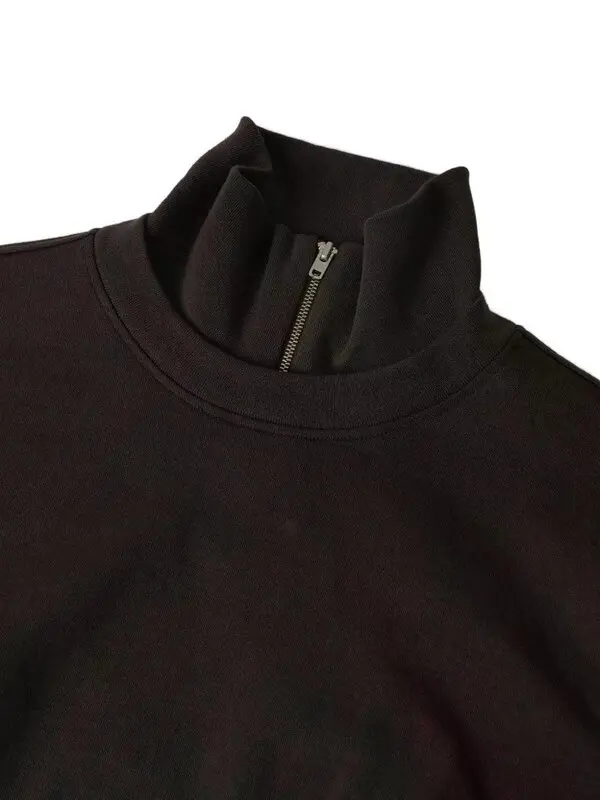 LADY WHITE CO. Quarter-zip Dropped-shoulder Sweater