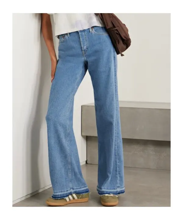 RE/DONE Belt Loop Wide Leg Jeans