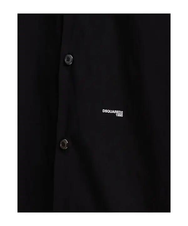 Dsquared2 Relax Dan Cotton Blend Shirt - Black