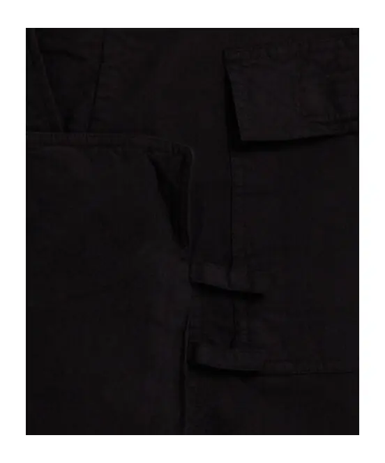 Rick Owens Stefan Cotton Cargo Shorts - Black
