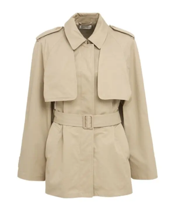 THE ROW Tavoris Pima Cotton Gabardine Jacket With Detachable Sleeves - Nude