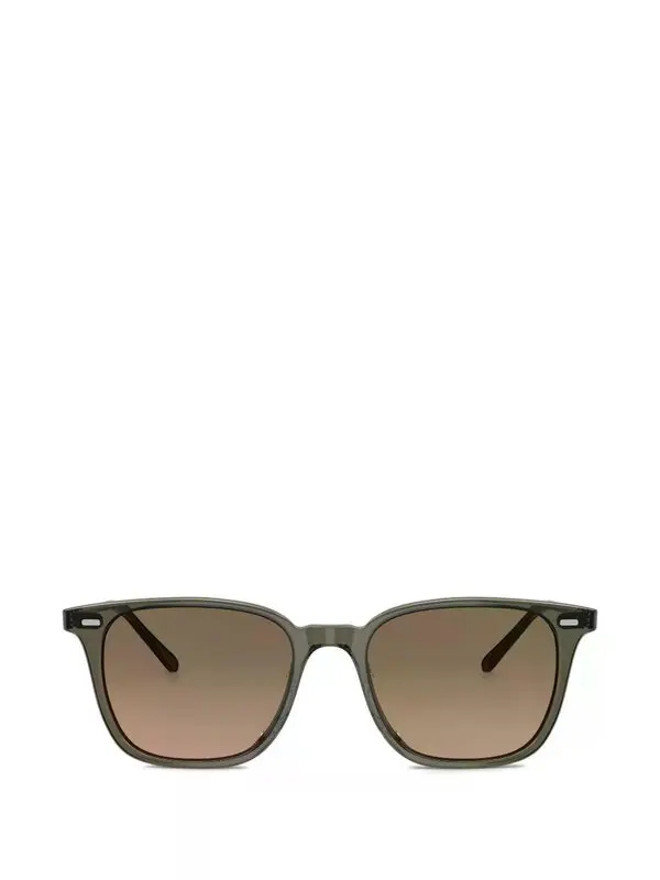 Oliver Spencer Laedin Square-frame Sunglasses - Grey