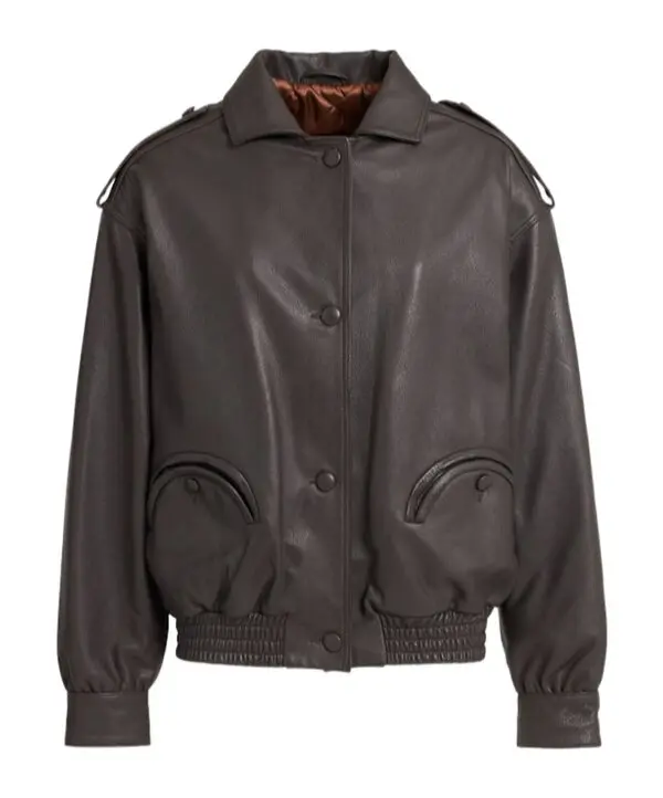 BLAZÉ MILANO Leather Bomber Jacket - No