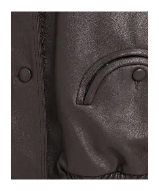 BLAZÉ MILANO Leather Bomber Jacket - No