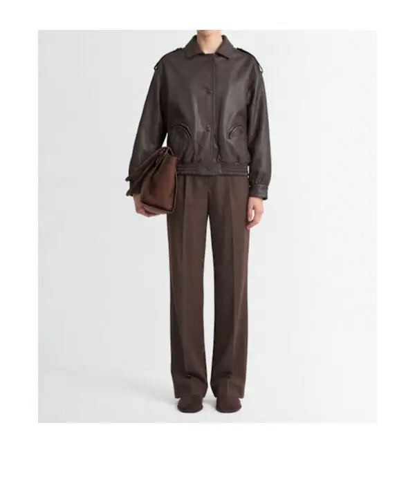 BLAZÉ MILANO Leather Bomber Jacket - No