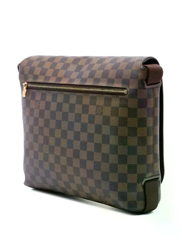 LOUIS VUITTON Damier Ebene Brooklyn Mm Crossbody Bag
