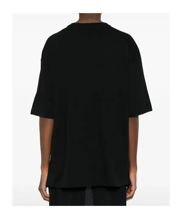 ANN DEMEULEMEESTER Asymmetrical Graphic Print T-shirt