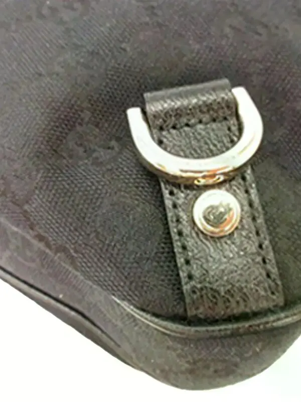 Gucci Gg Canvas Abbey D-ring Shoulder Bag - Black