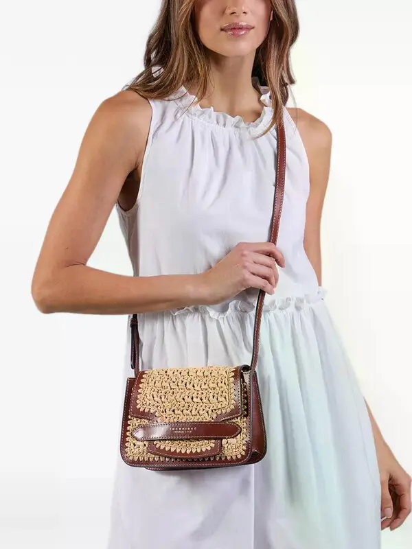 THE BRIDGE Borsa Tracolla Pelle - Neutrals