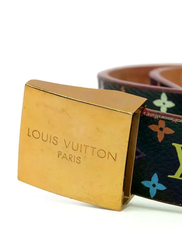 LOUIS VUITTON Monogram Multicolore Ceinture Belt - Black