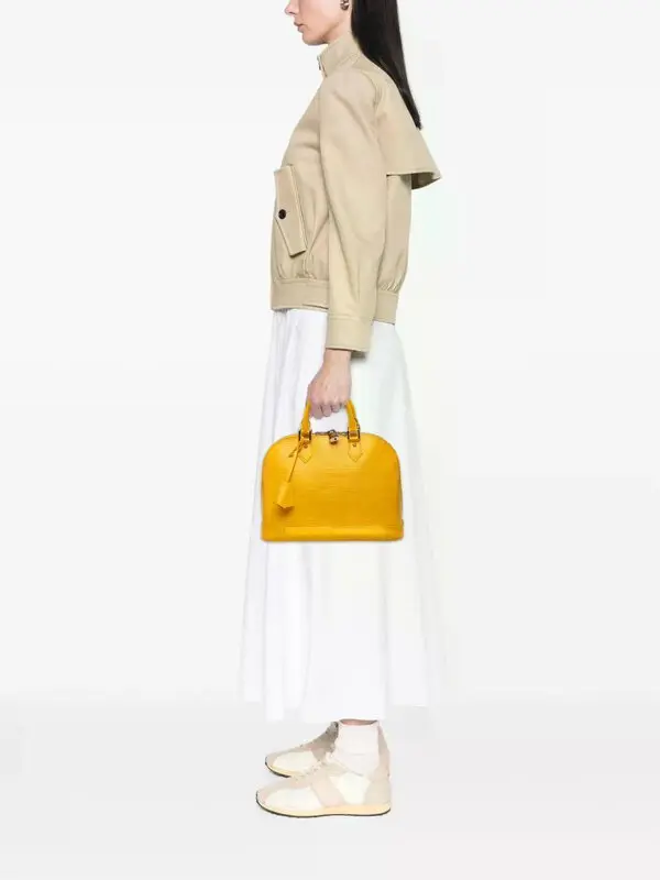 LOUIS VUITTON Epi Alma Pm Handbag - Yellow