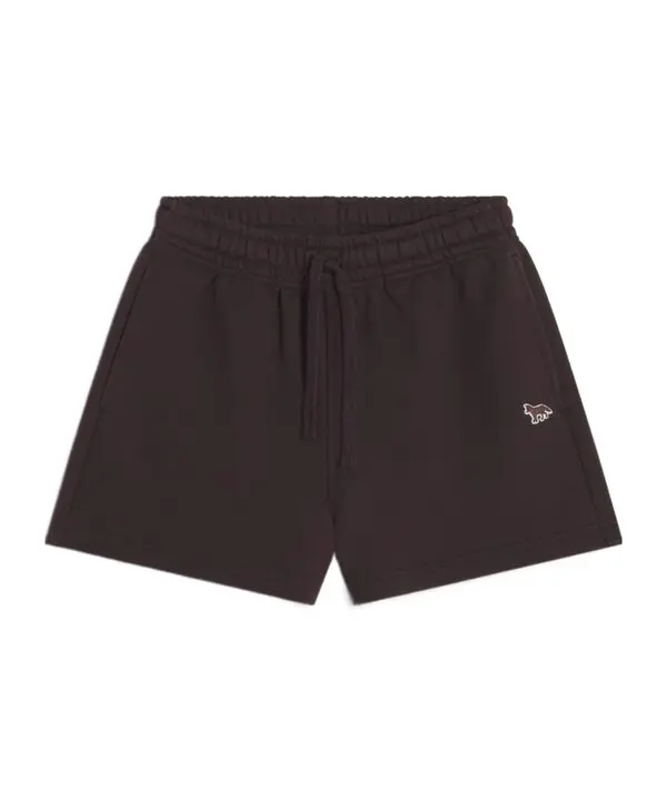 Maison Kitsuné Baby Fox Regular Jog Shorts - Black