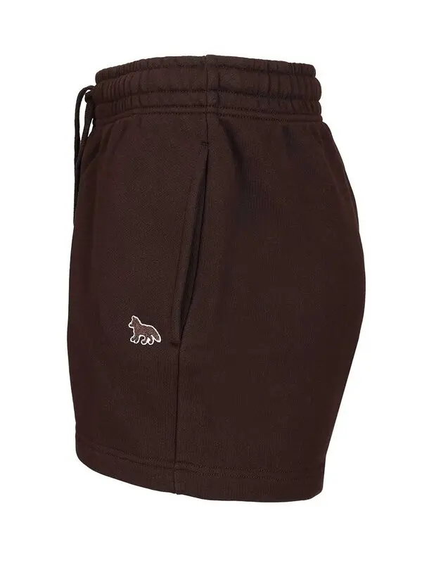 Maison Kitsuné Baby Fox Regular Jog Shorts - Black