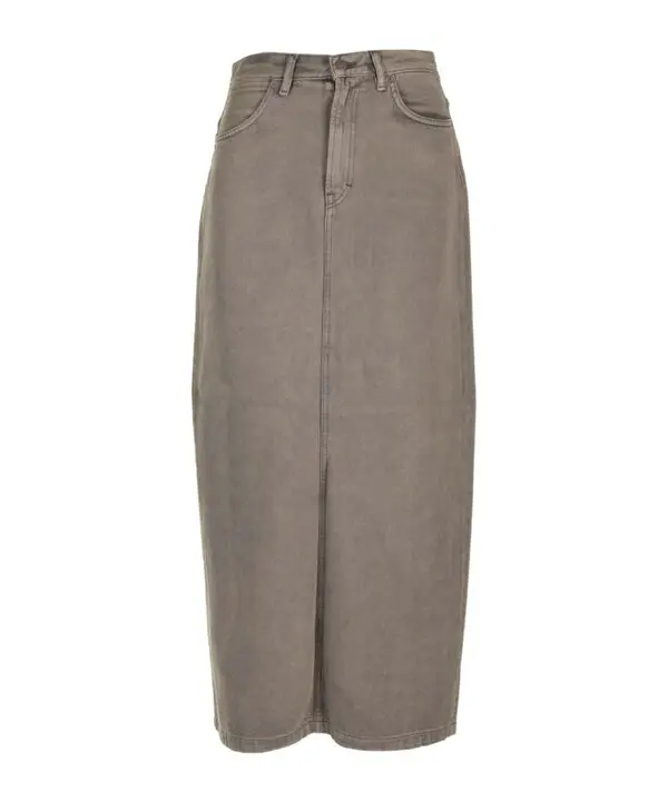 Acne Studios Denim Midi Skirt - Charcoal