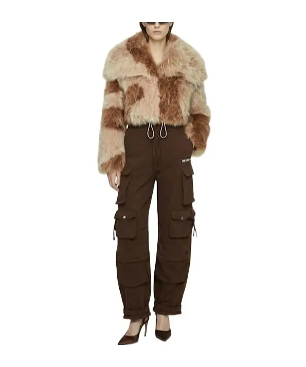 Attico Fur Short Coat