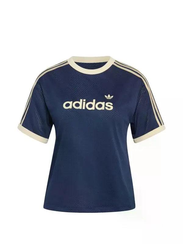 Adidas Logo Print Mesh T-shirt