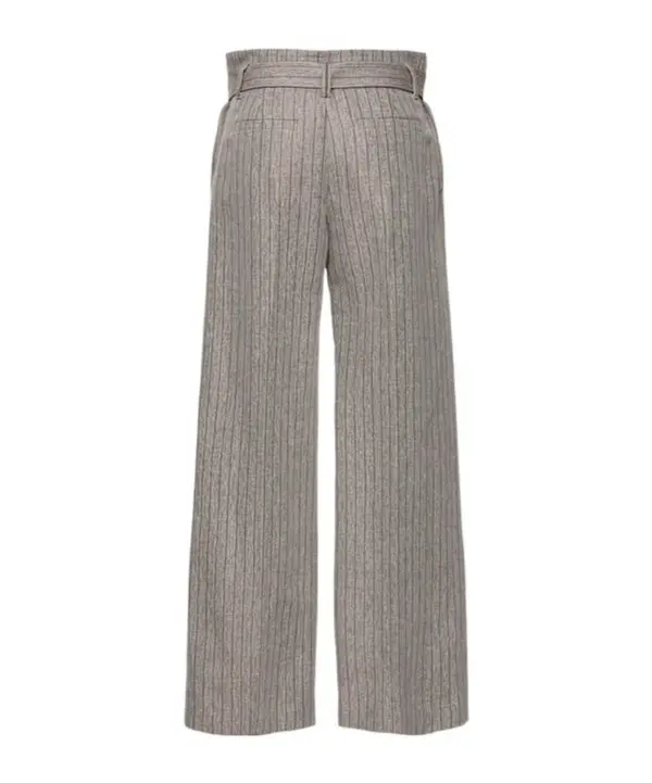 Brunello Cucinelli Linen Blend Straight Leg Pants