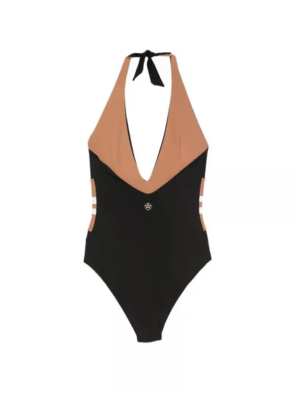 IU RITA MENNOIA Halterneck Swimsuit - Black