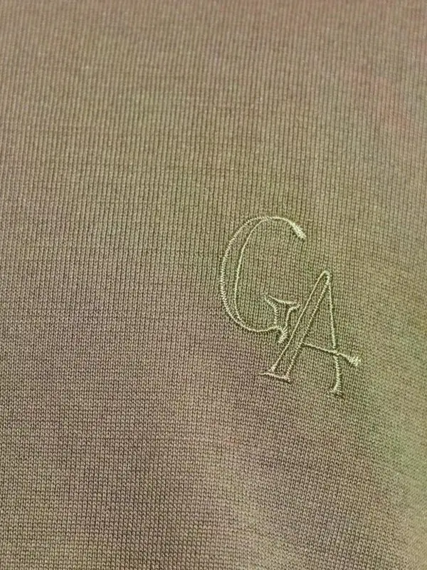 Giorgio Armani Embroidered-logo Short-sleeve T-shirt