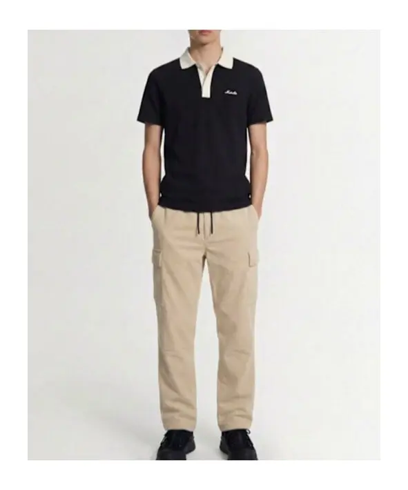 Moncler Embroidered Logo Cotton Polo Shirt