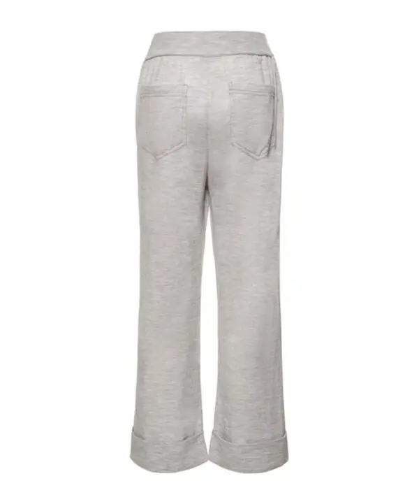 Brunello Cucinelli Wool Cashmere Wide Leg Pants